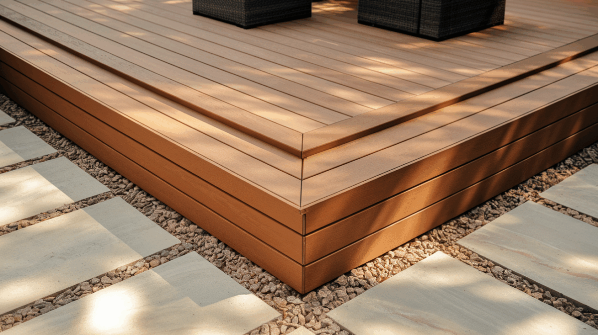 7 Ways to Finish the Ends of Composite Decking - Opple House