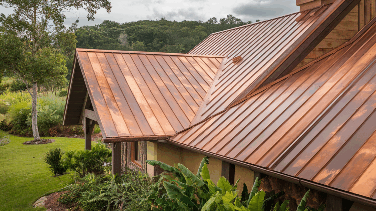 13 Copper Roof Color Ideas to Enhance Your Home - Opple House