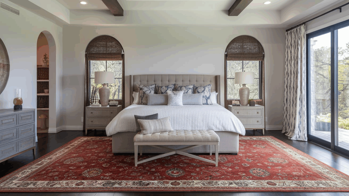 What Rug Size Works Best for Full-Size Bed? - Opple House