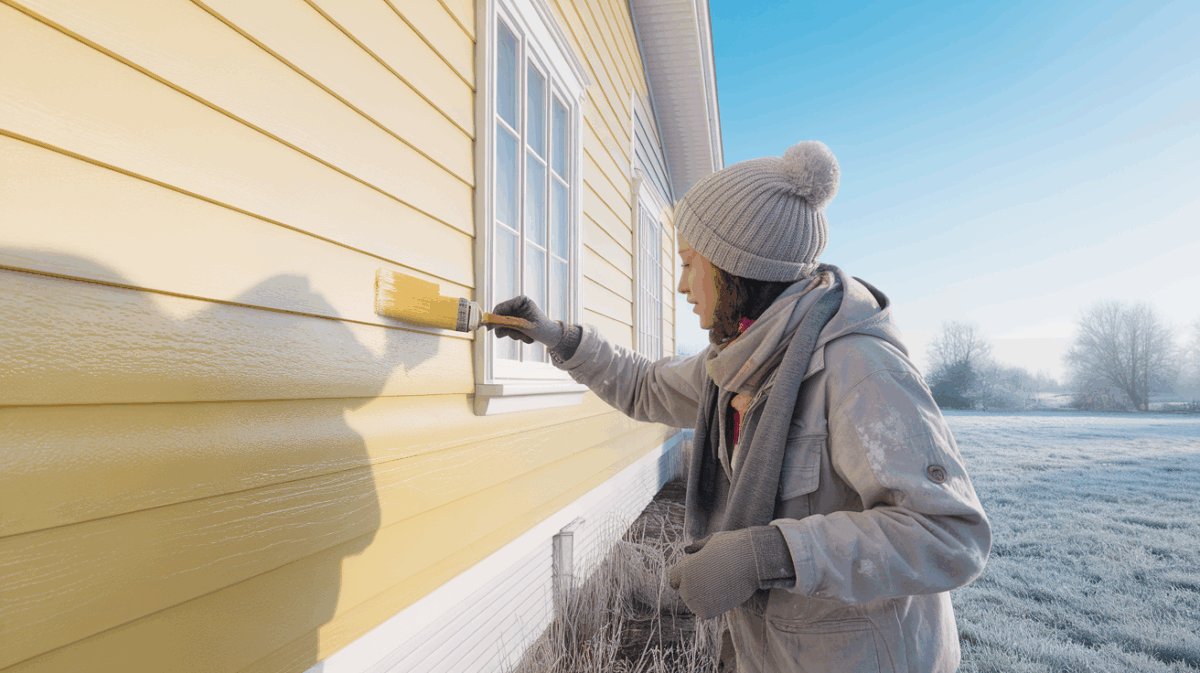 Can You Paint Outside in Cold Weather? - Opple House