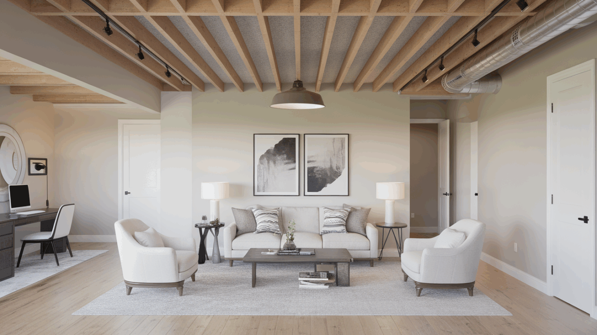 11 Cool Exposed Ceiling Ideas for Basements - Opple House