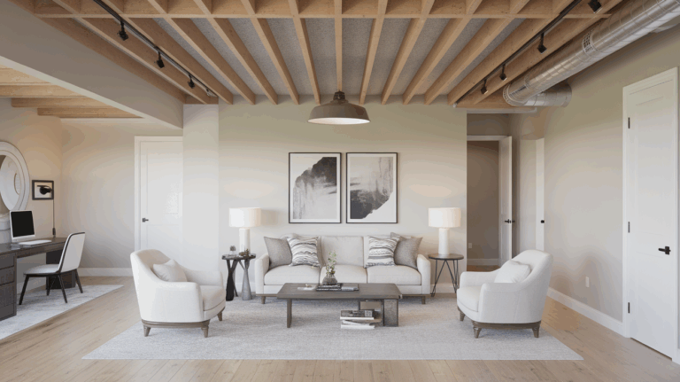 11 Cool Exposed Ceiling Ideas for Basements - Opple House