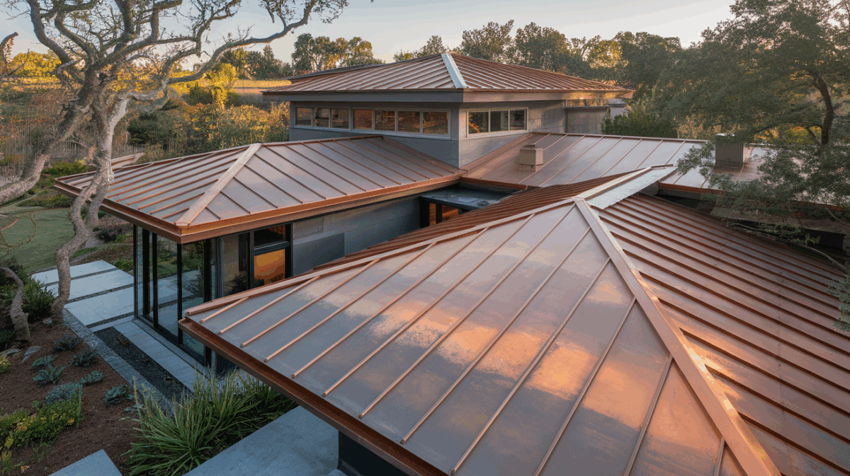 13 Copper Roof Color Ideas to Enhance Your Home - Opple House