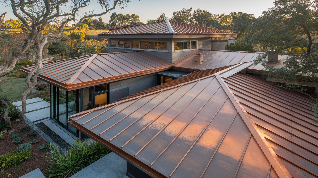 13 Copper Roof Color Ideas to Enhance Your Home - Opple House