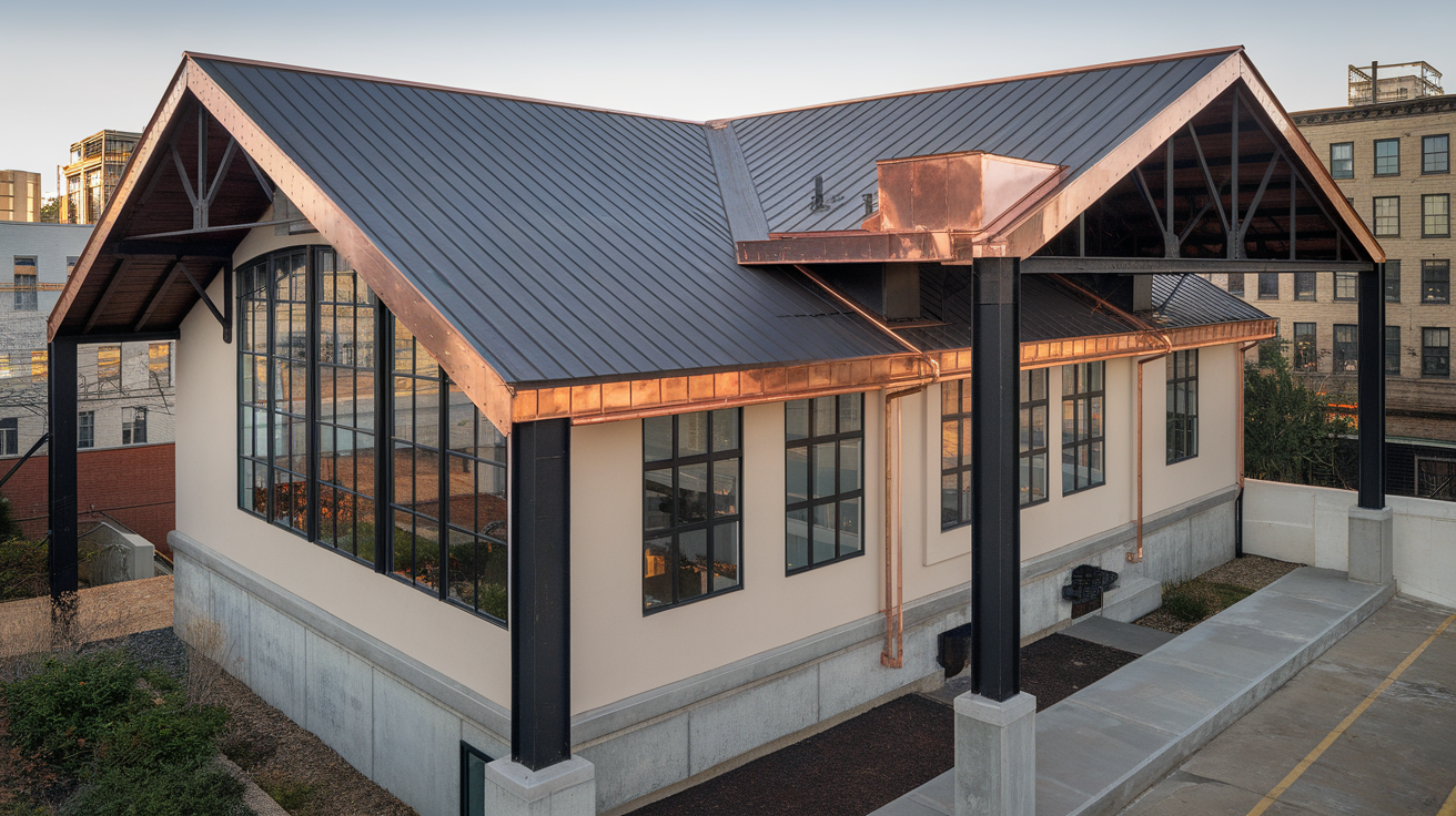 13 Copper Roof Color Ideas to Enhance Your Home - Opple House