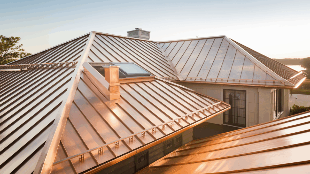 13 Copper Roof Color Ideas to Enhance Your Home - Opple House