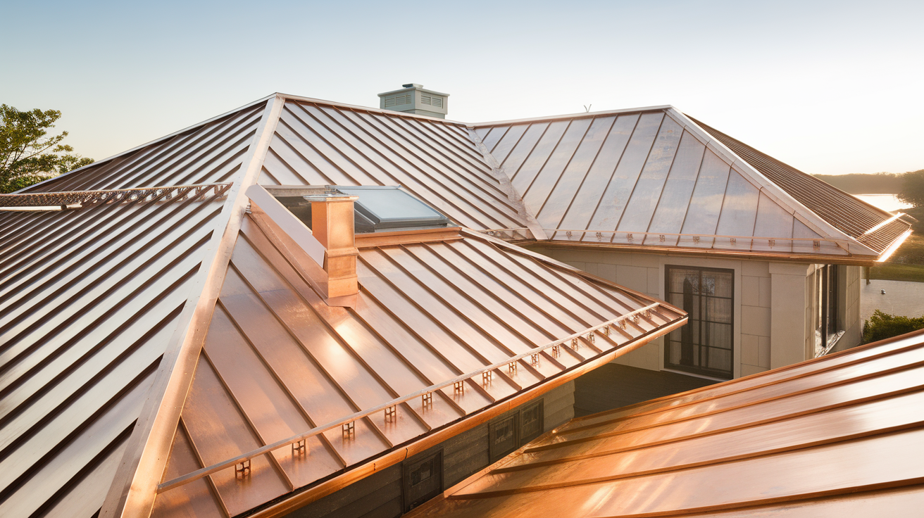 13 Copper Roof Color Ideas to Enhance Your Home - Opple House