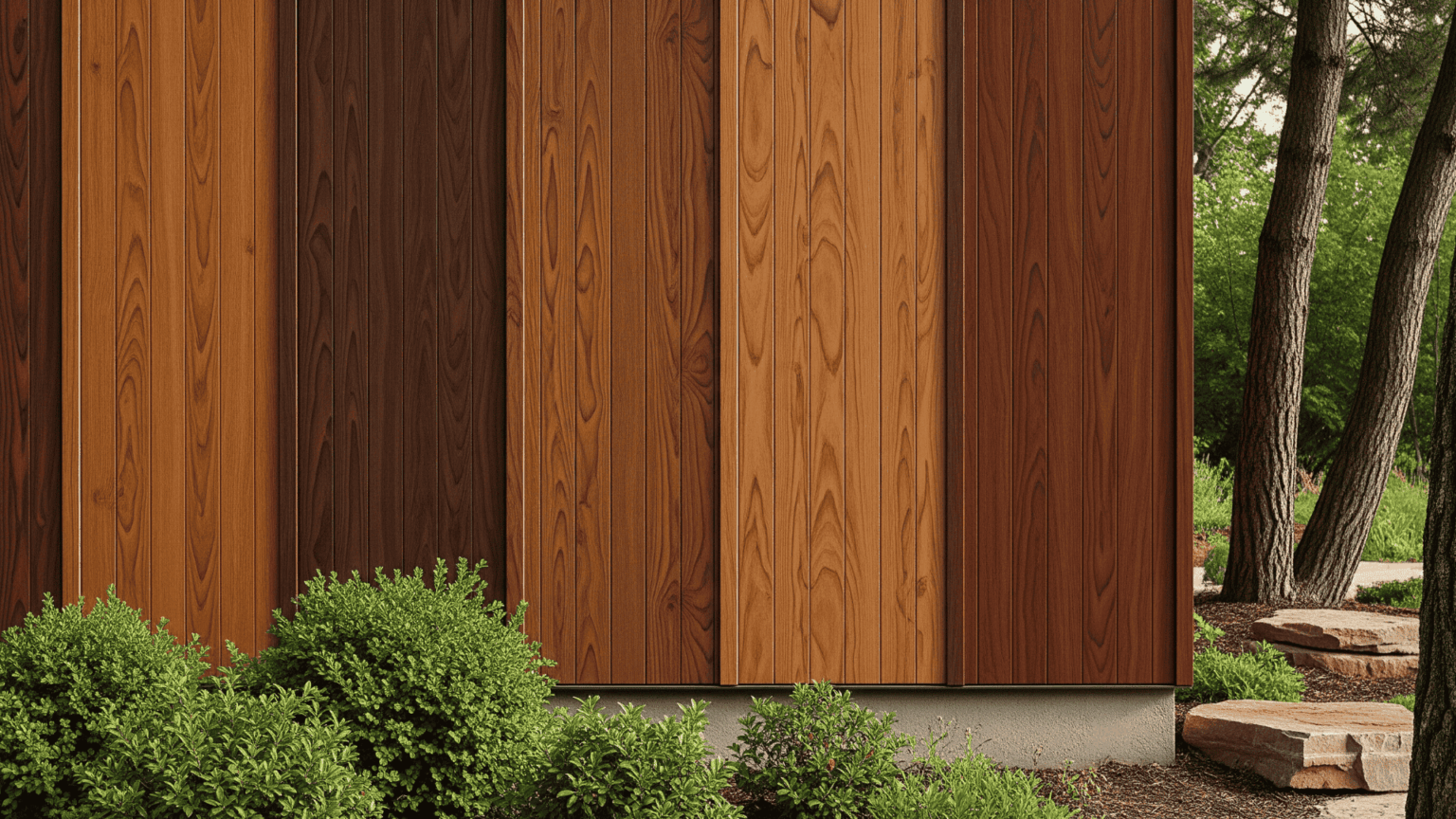 Wood Grain Metal Siding: Styles, Colors & Types Guide - Opple House
