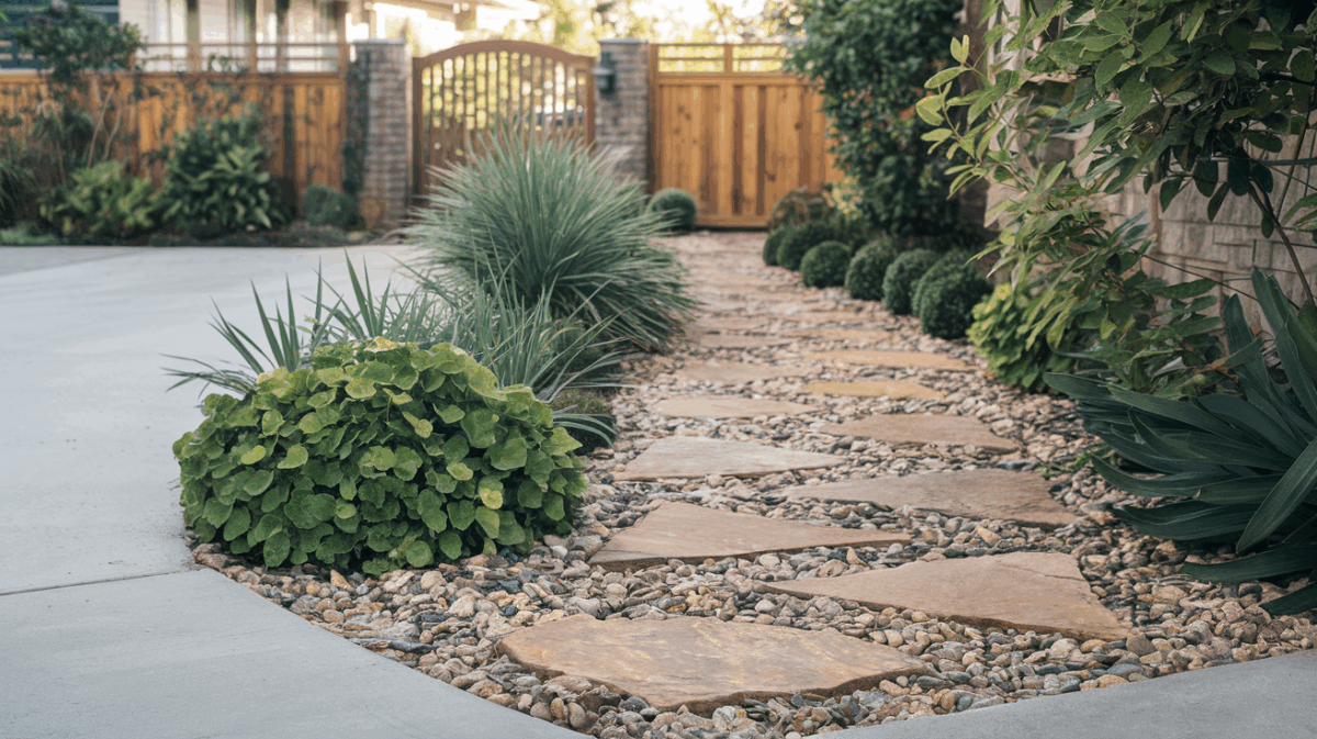 25 Low-Maintenance Driveway Landscaping Ideas - Opple House