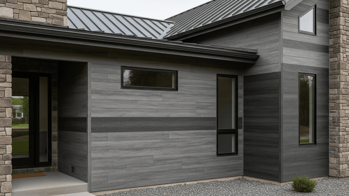 Wood Grain Metal Siding: Styles, Colors & Types Guide - Opple House