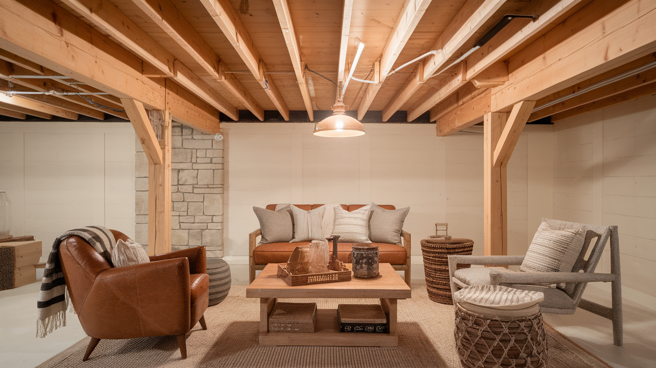 11 Cool Exposed Ceiling Ideas for Basements - Opple House