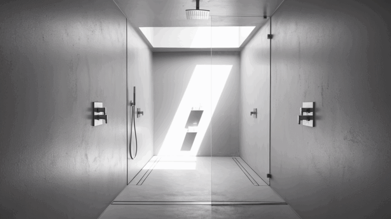 The Correct Dimensions for a Doorless Shower - Opple House