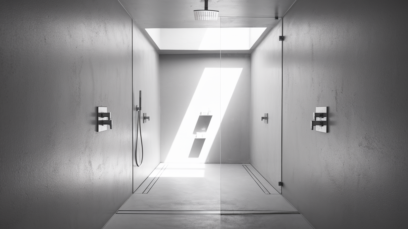 The Correct Dimensions for a Doorless Shower - Opple House