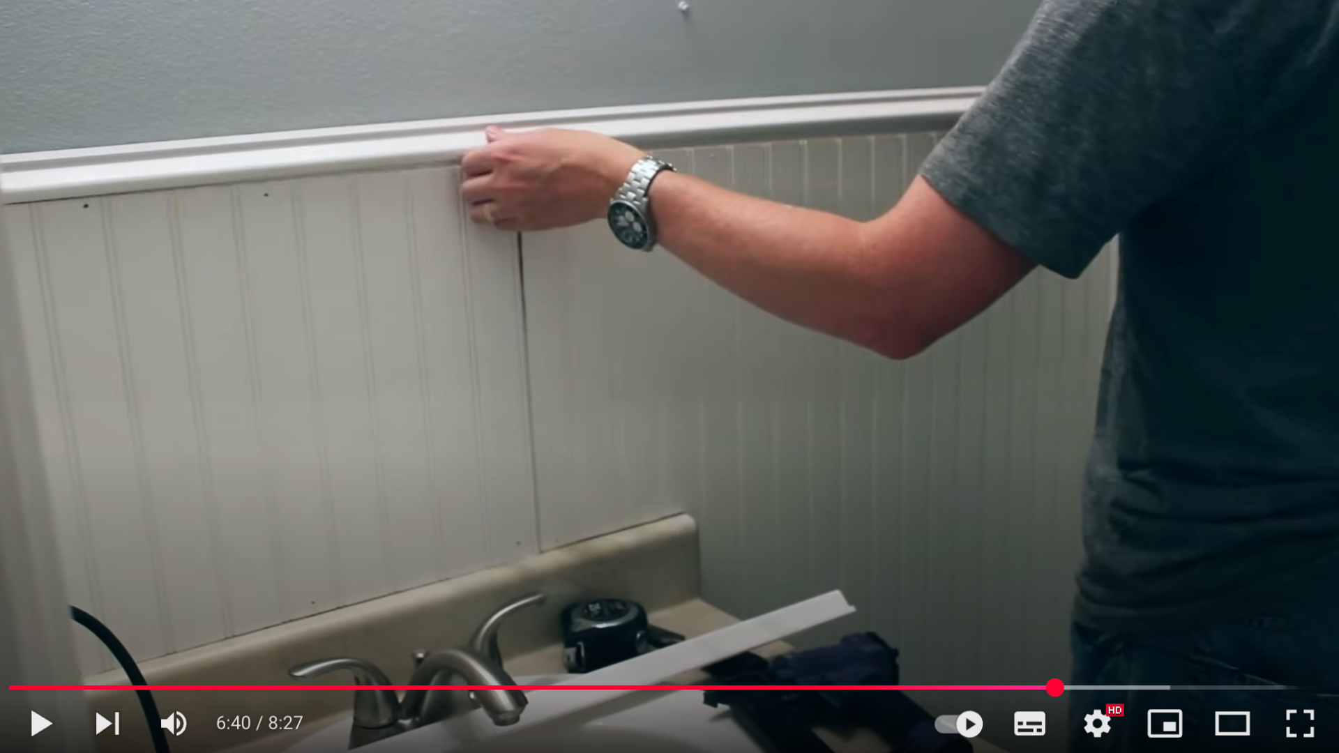 How to Install Beadboard Wainscoting on a Budget? - Opple House