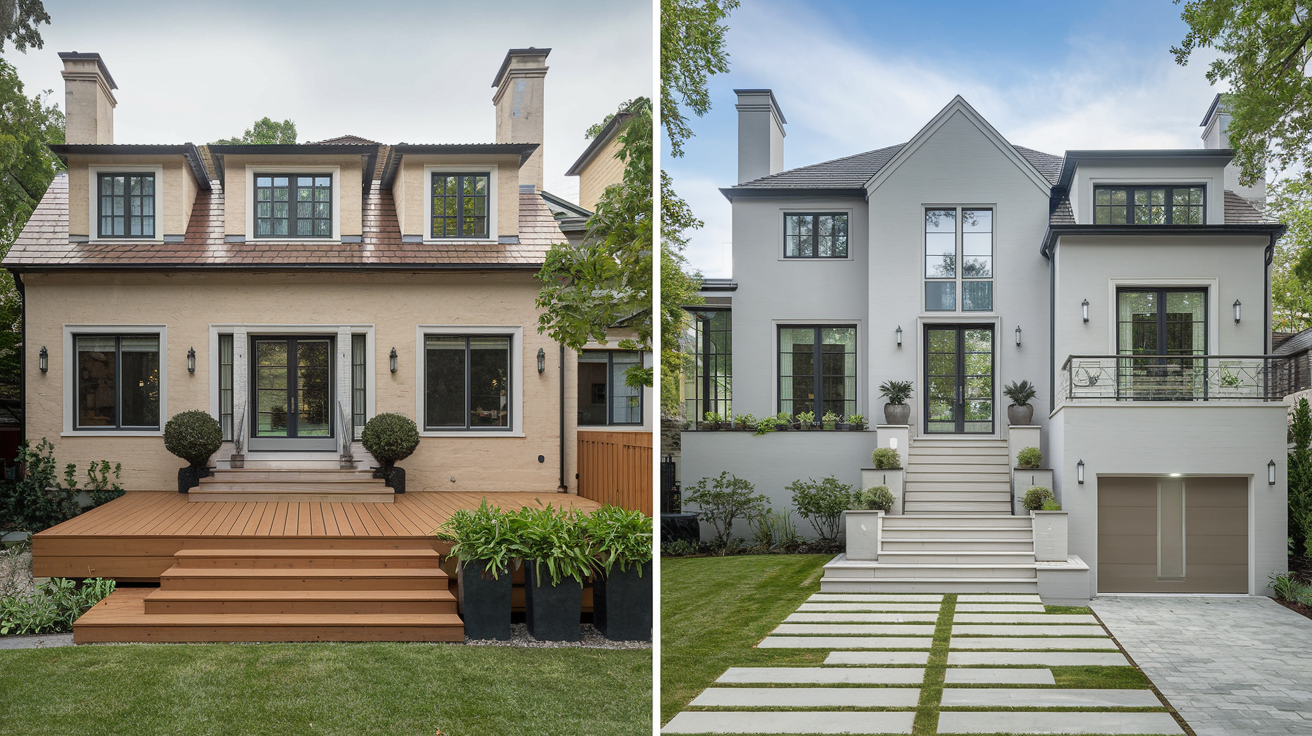 Top 20 Before and After Gray Painted Homes - Opple House