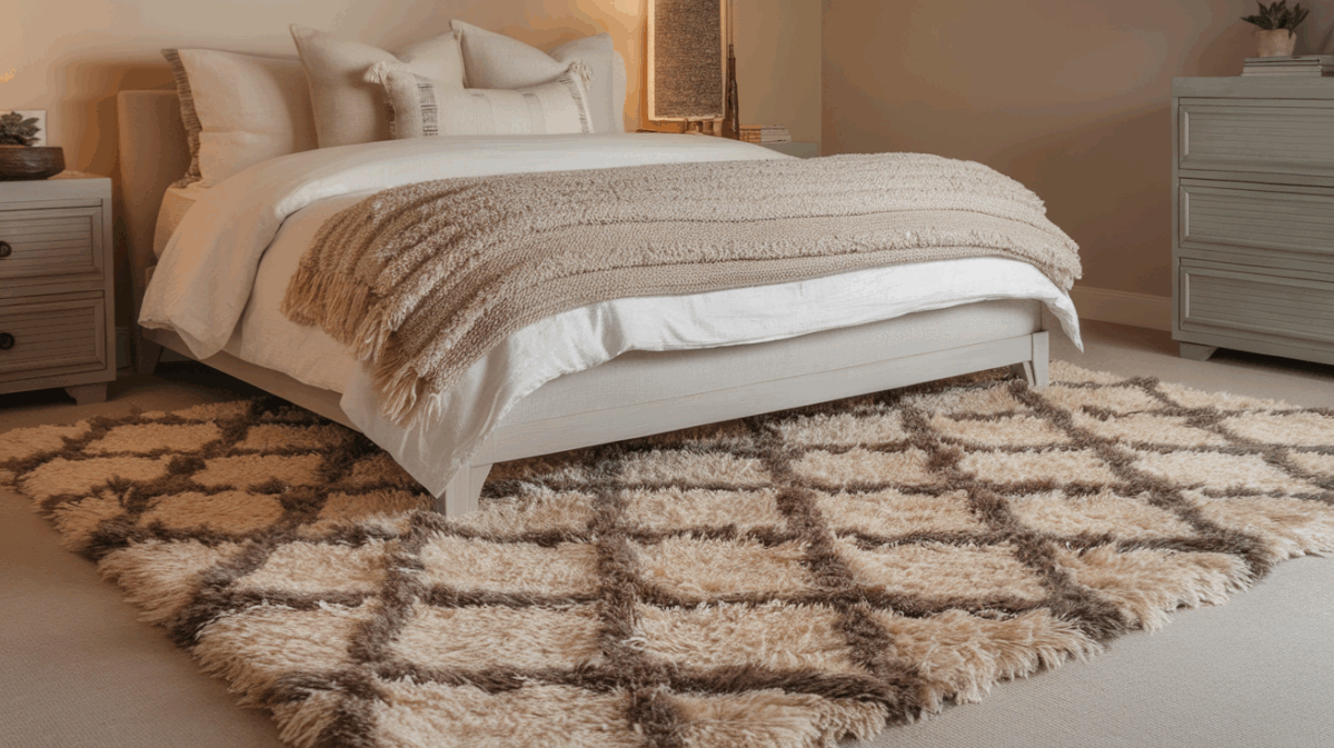 What Rug Size Works Best for Full-Size Bed? - Opple House