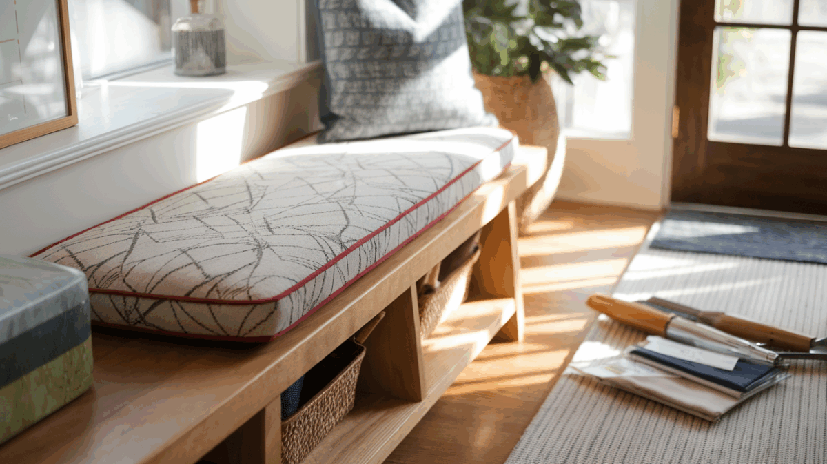My Guide to Making a Custom Bench Cushion - Opple House