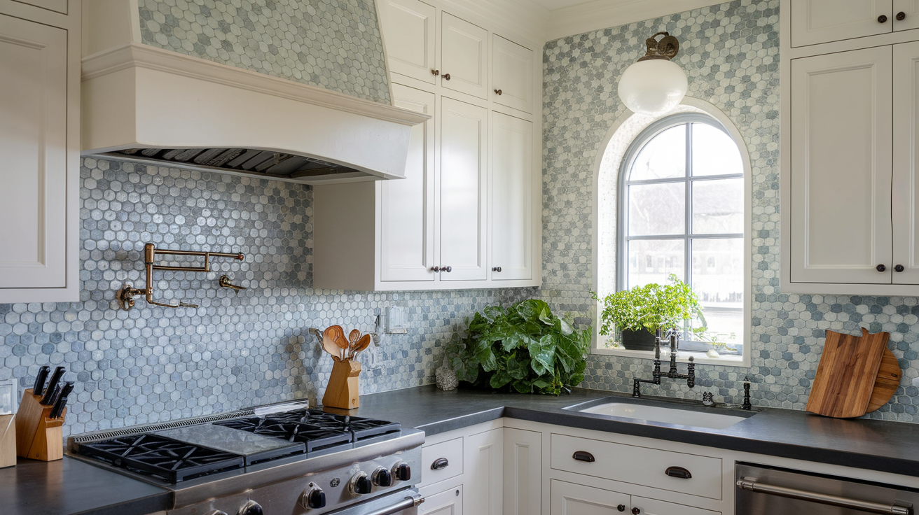 Top 37 White Cabinet Kitchen Backsplash Ideas - Opple House