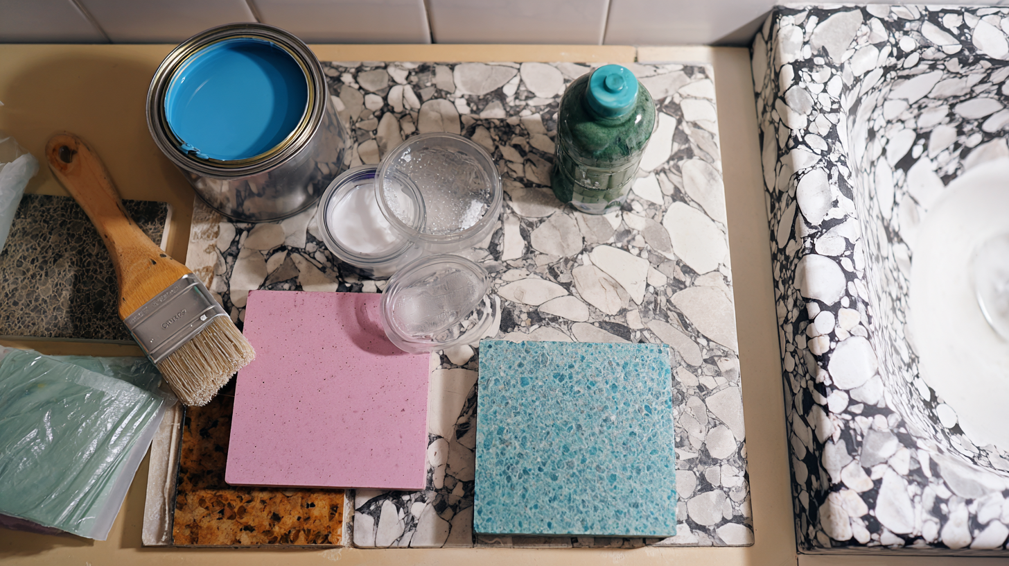 How to Redo Bathroom Countertops Without Replacing - Opple House