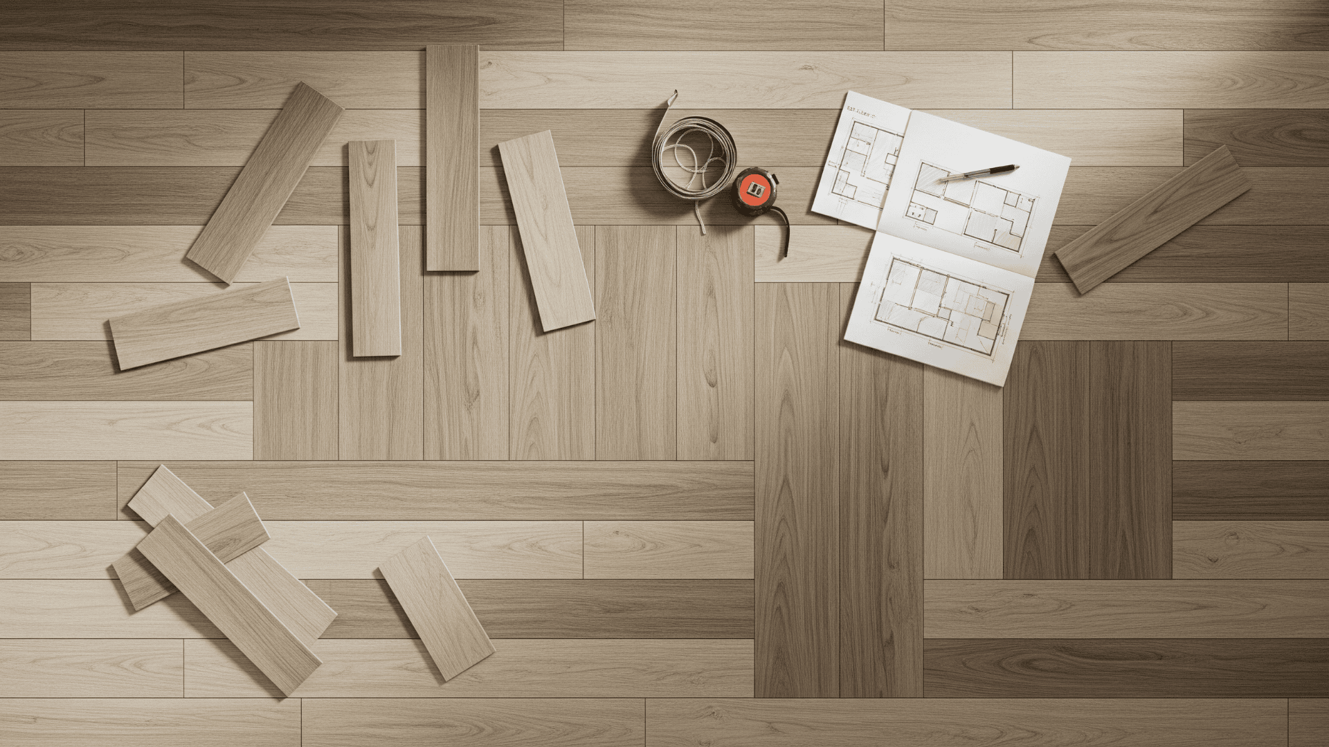 How to Stagger Wood Look Tile for a Flawless Finish - Opple House