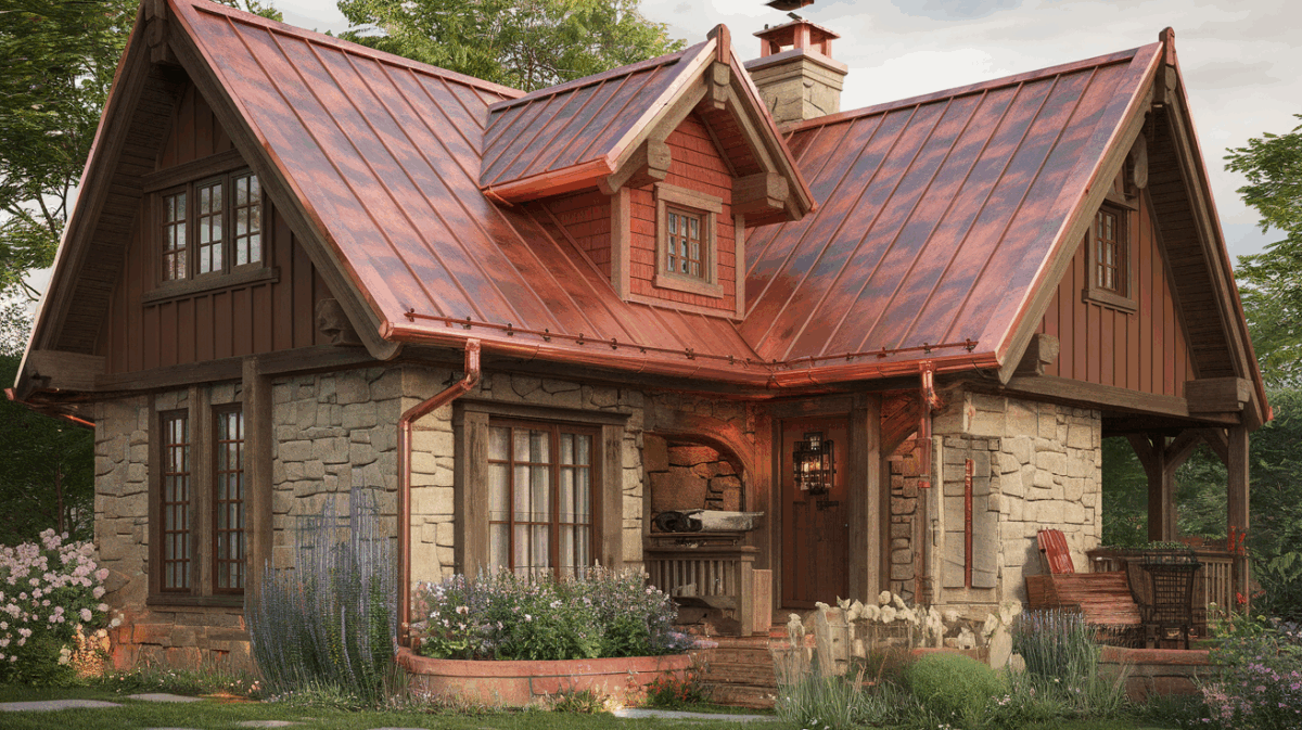 13 Copper Roof Color Ideas to Enhance Your Home - Opple House