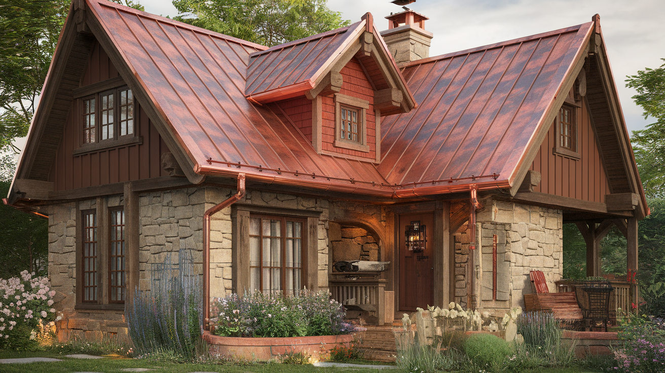 13 Copper Roof Color Ideas to Enhance Your Home - Opple House