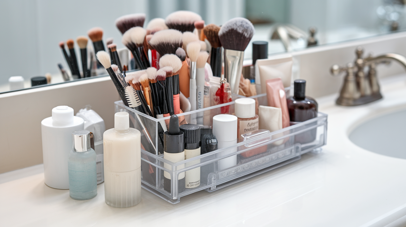 24 Ways to Organize Your Bathroom Counter - Opple House