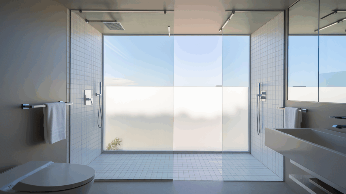 The Correct Dimensions for a Doorless Shower - Opple House