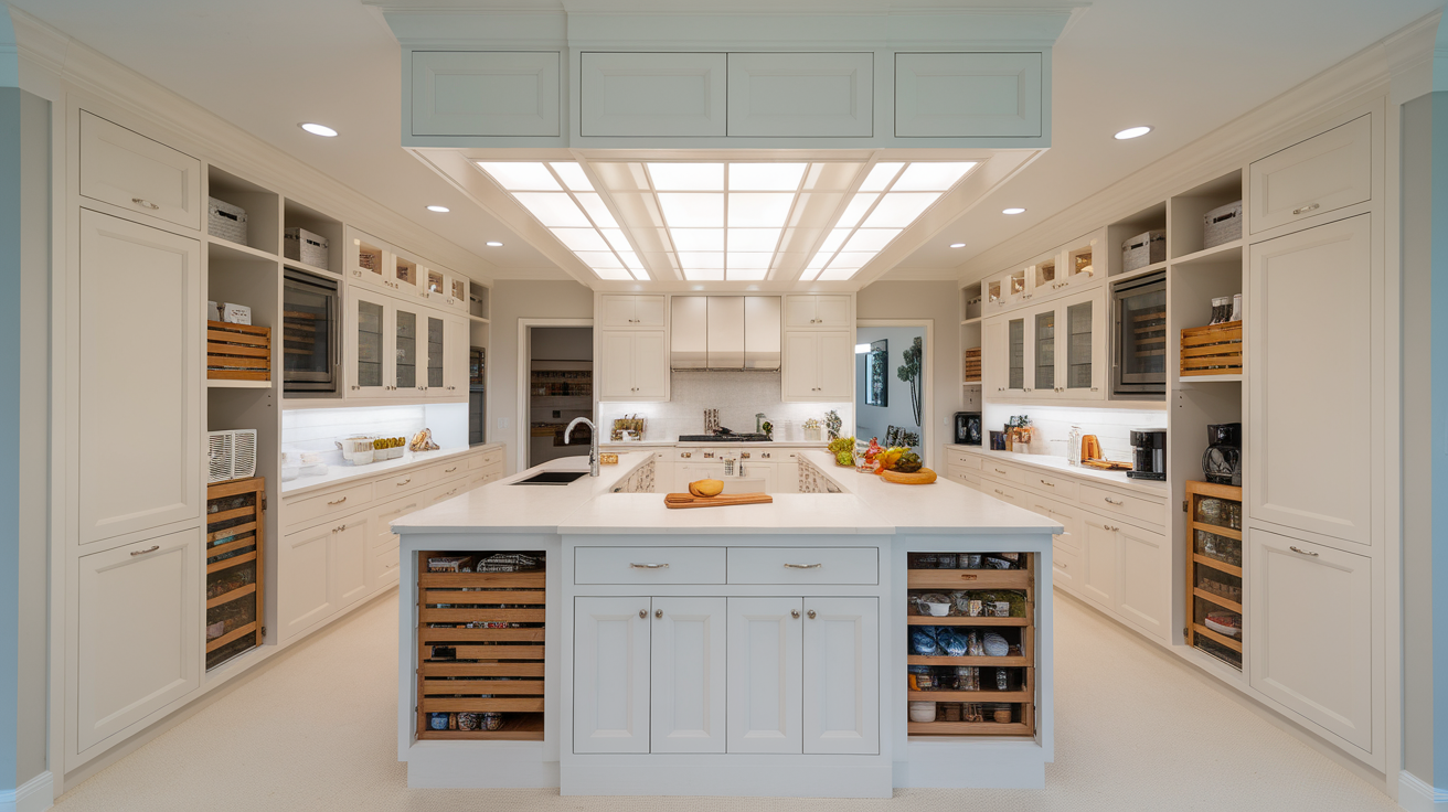 40 Smart Kitchen Layouts That Include the Perfect Pantry - Opple House