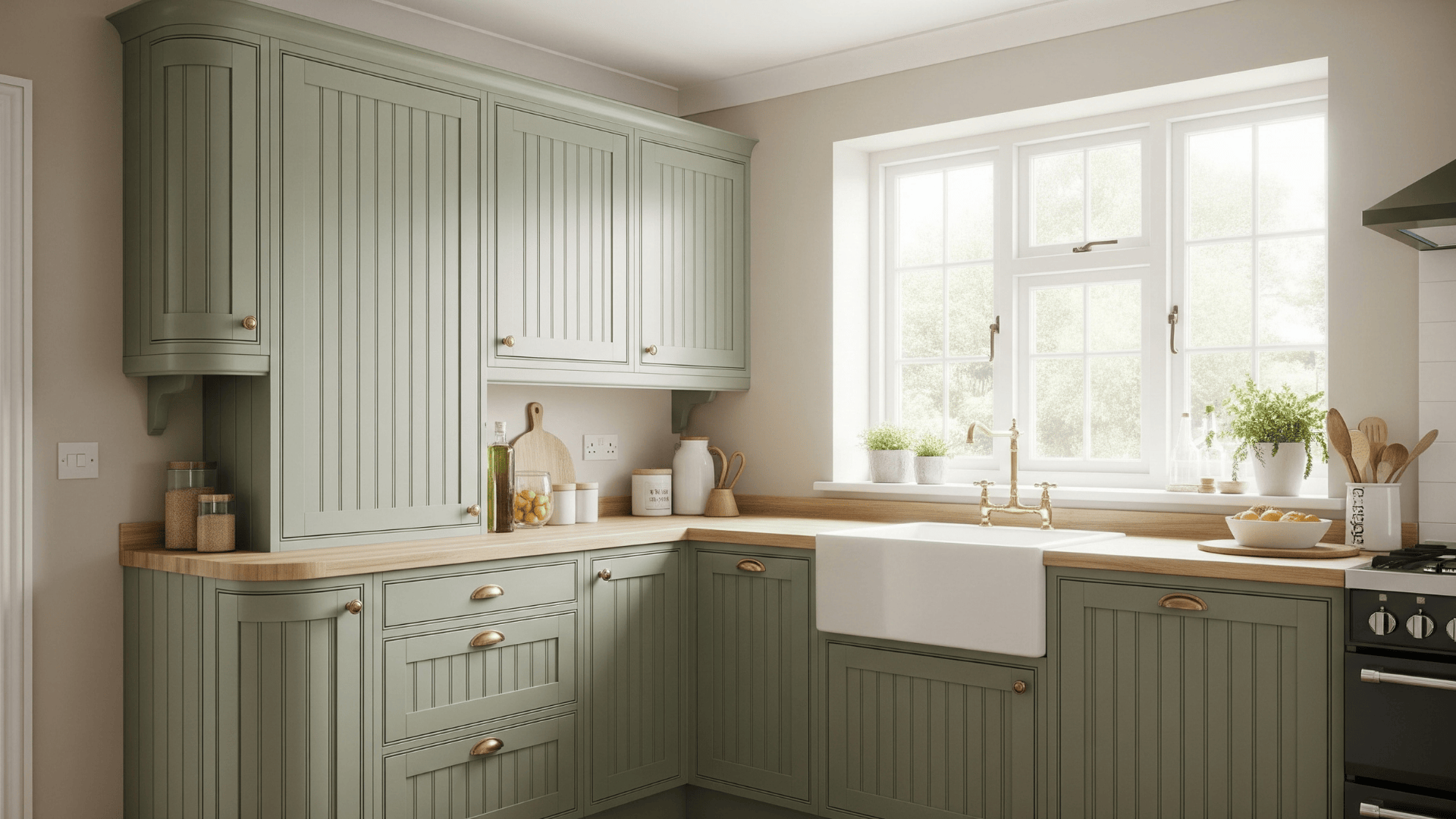 45 Rustic Sage Green Cabinet Ideas for Cozy Kitchens - Opple House