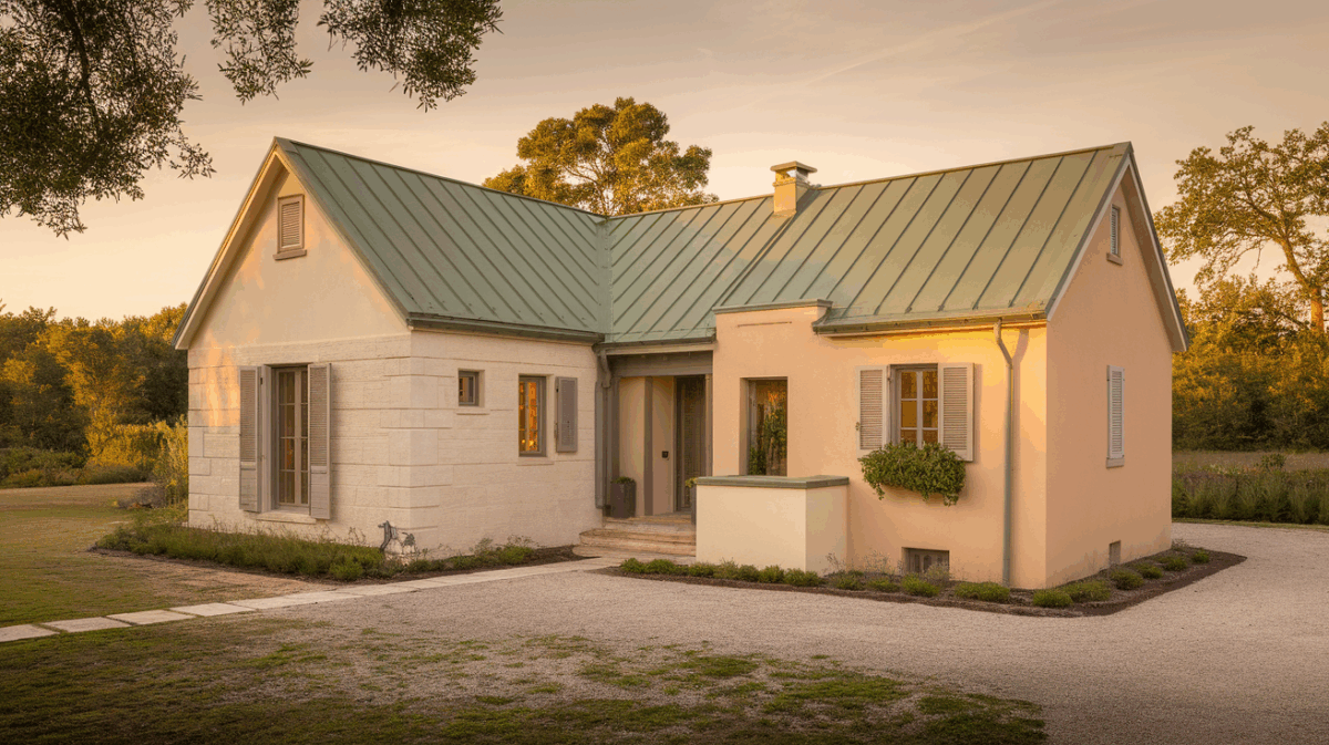 11 Best Colors to Paint Your House with a Green Roof - Opple House