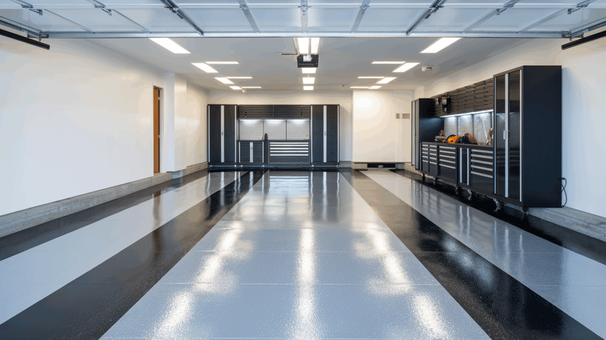 14 Epoxy Garage Floor Colors to Enhance Your Space - Opple House