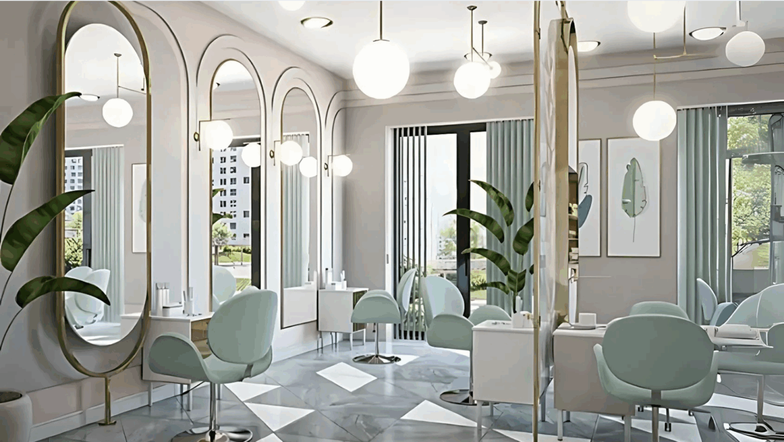 17 Modern Salon Interior Design Ideas - Opple House