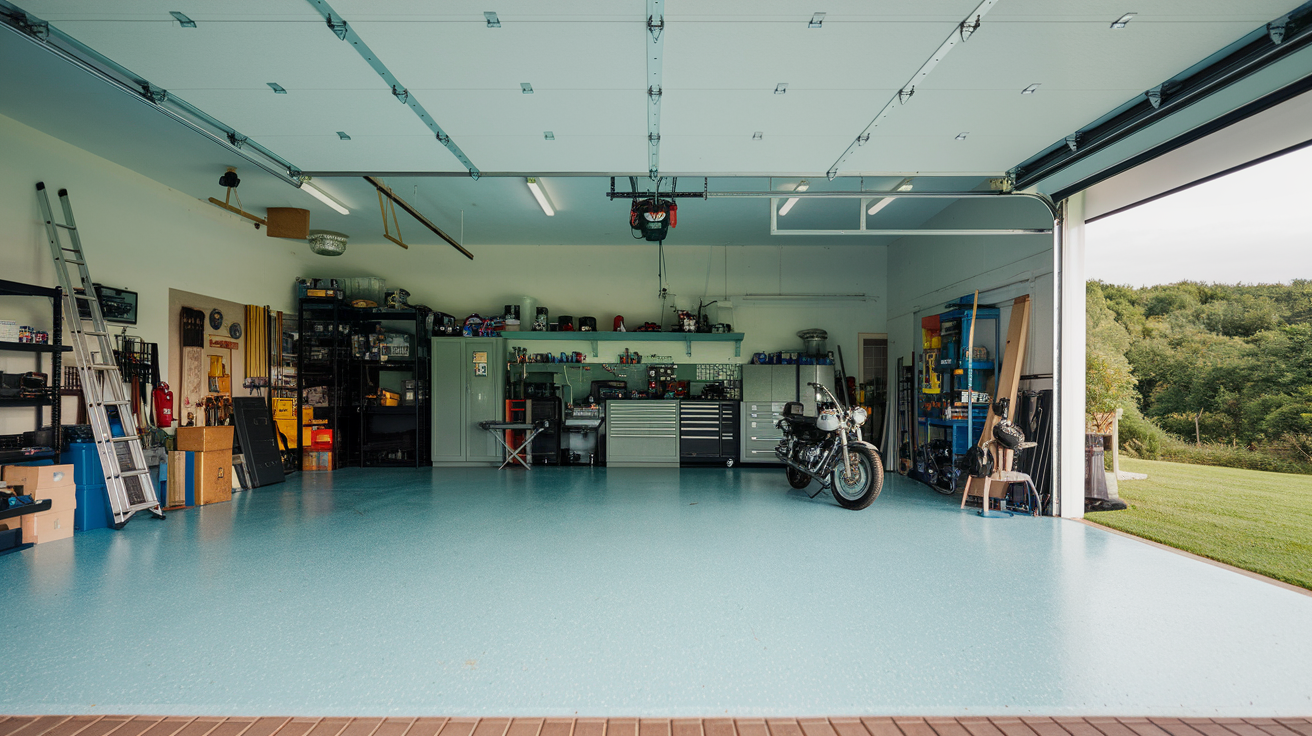 14 Epoxy Garage Floor Colors to Enhance Your Space - Opple House