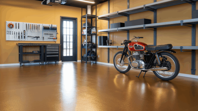 14 Epoxy Garage Floor Colors to Enhance Your Space - Opple House