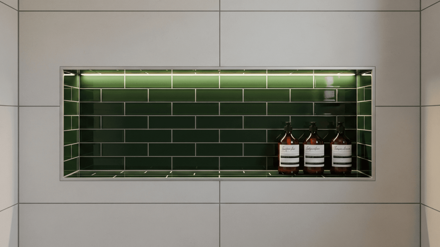21 Forest & Dark Green Bathroom Design Inspiration - Opple House