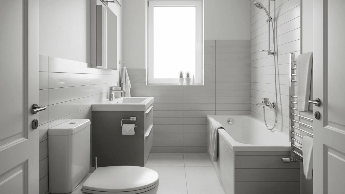 Horizontal vs. Vertical Tiles: A Small Bathroom Guide - Opple House