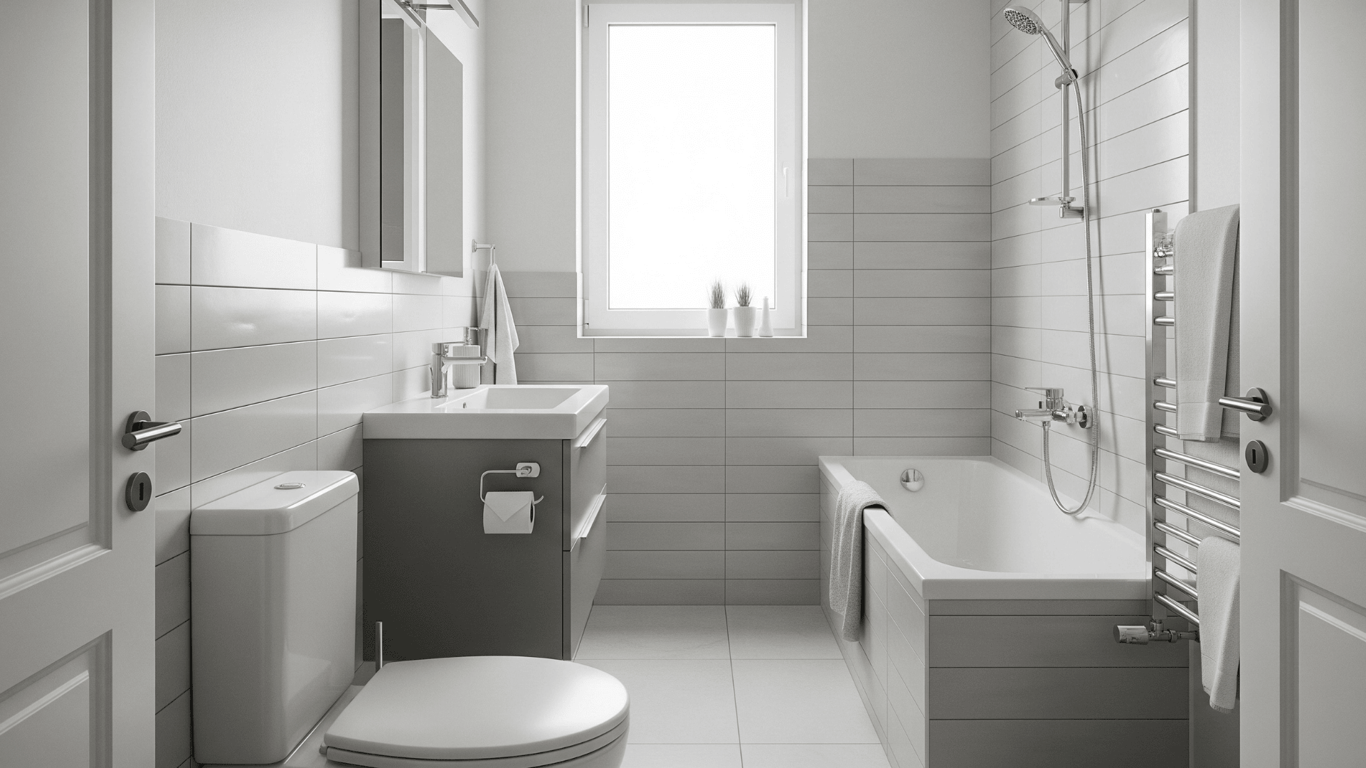 Horizontal vs. Vertical Tiles: A Small Bathroom Guide - Opple House