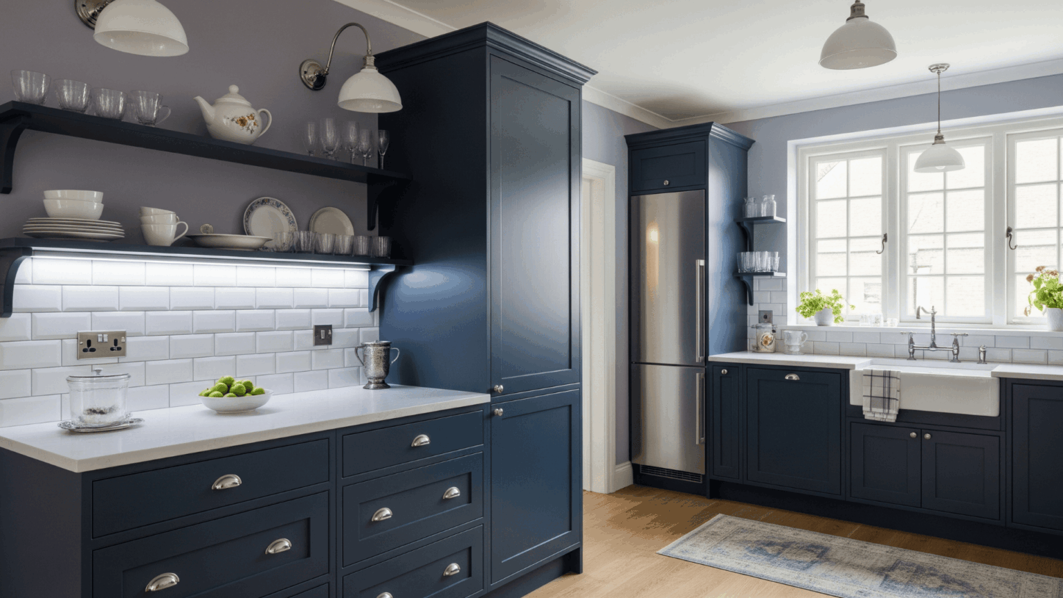 23 Paint Color Schemes for Kitchens with Dark Cabinets - Opple House