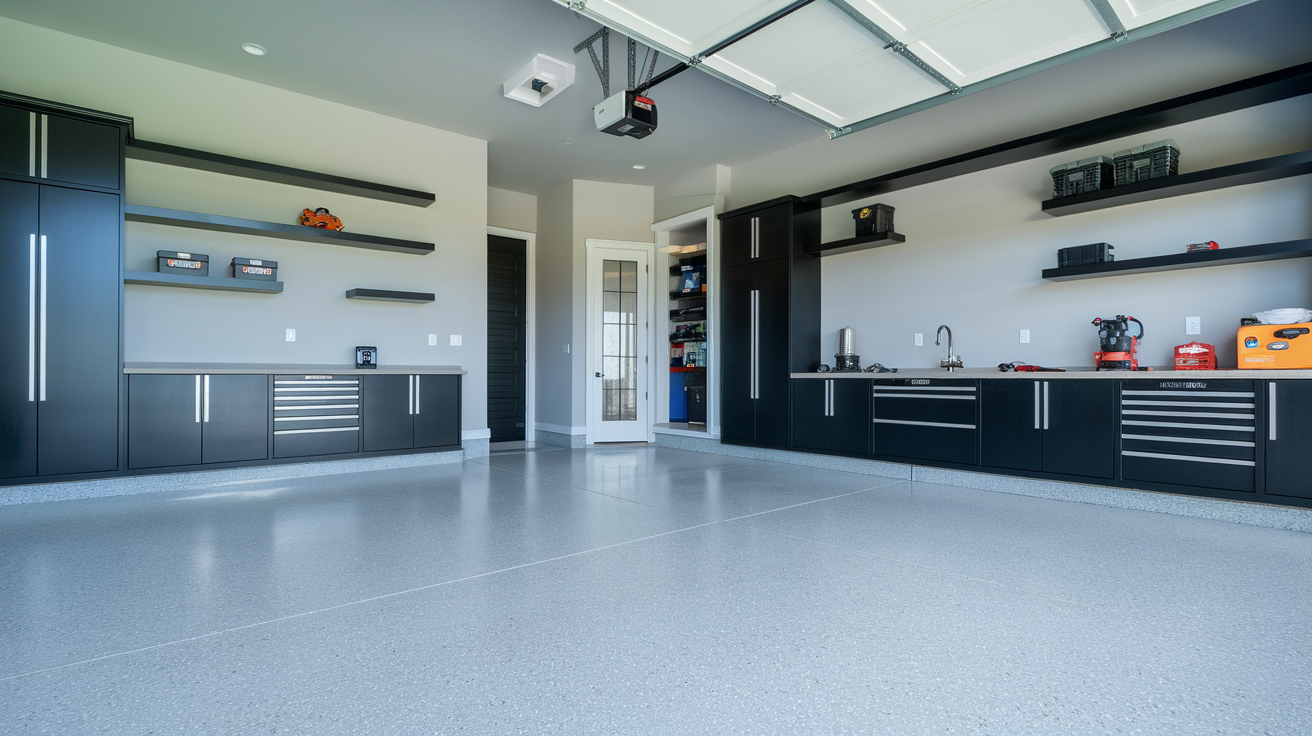 14 Epoxy Garage Floor Colors to Enhance Your Space - Opple House