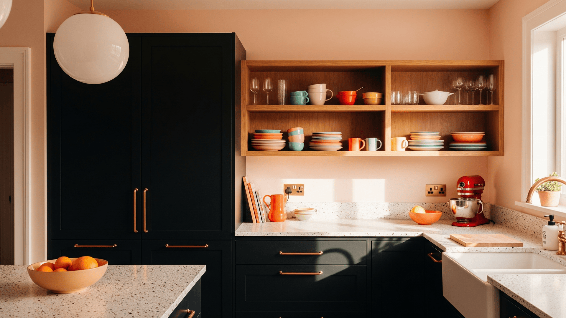 23 Paint Color Schemes for Kitchens with Dark Cabinets - Opple House