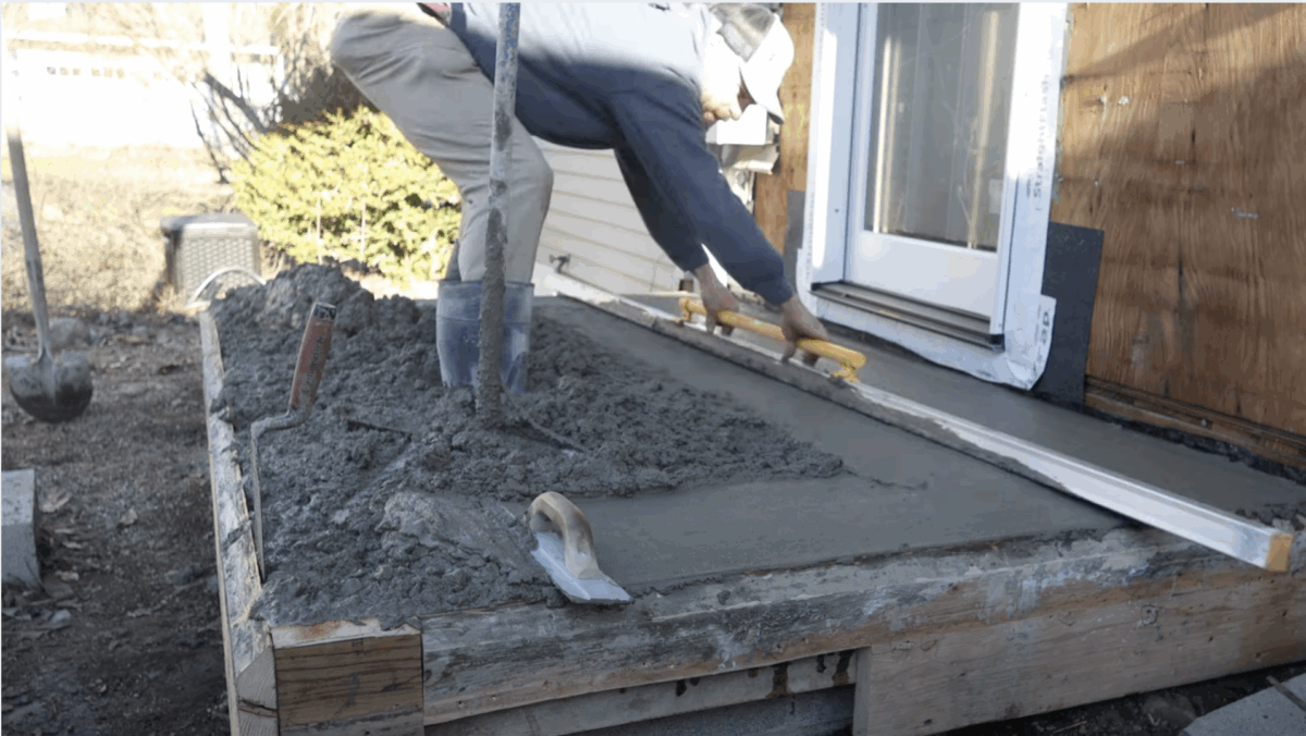 How to Build a Concrete Porch: Tips and Ideas - Opple House