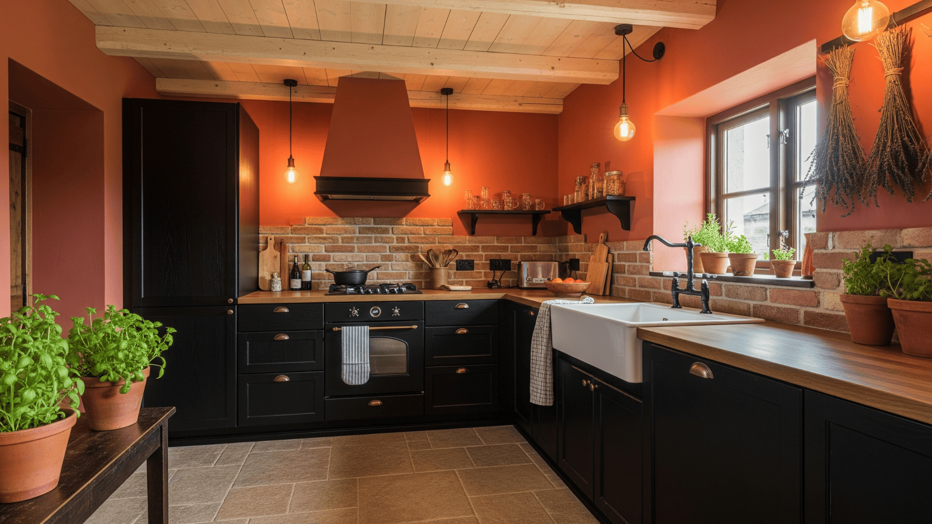 23 Paint Color Schemes for Kitchens with Dark Cabinets - Opple House