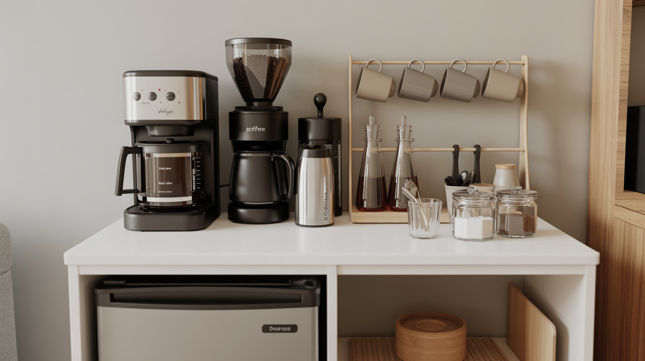 How to Build a DIY Coffee Bar at Home: Step by Step Guide - Opple House