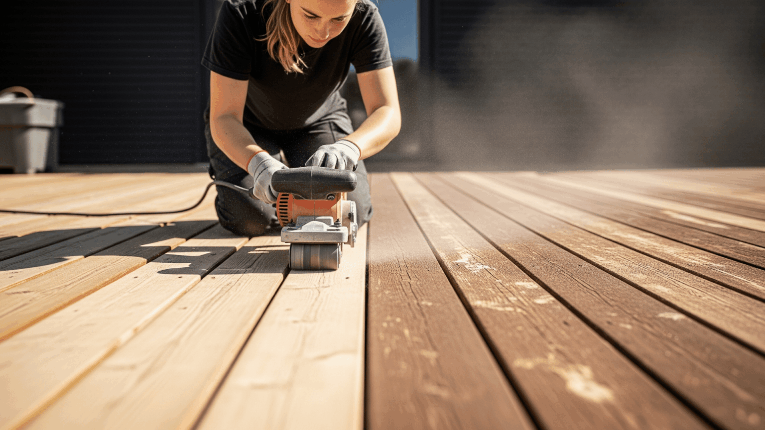 How to Sand a Deck: Simple Steps for a Smooth Finish - Opple House