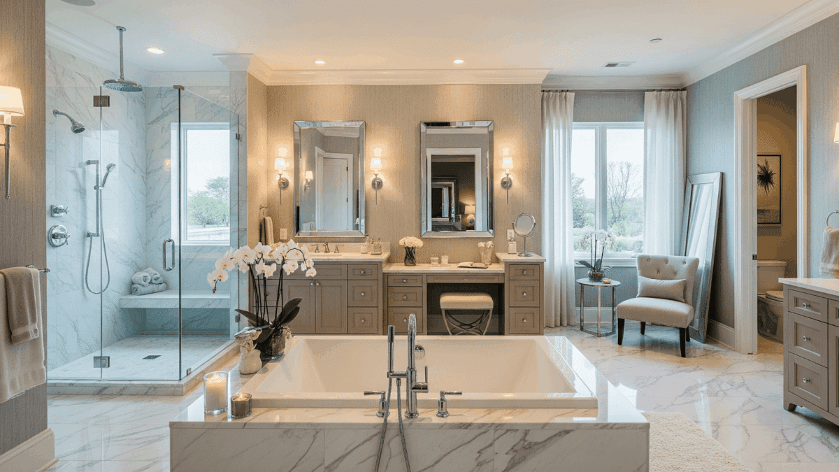 Master Bathroom Size: What to Know - Opple House