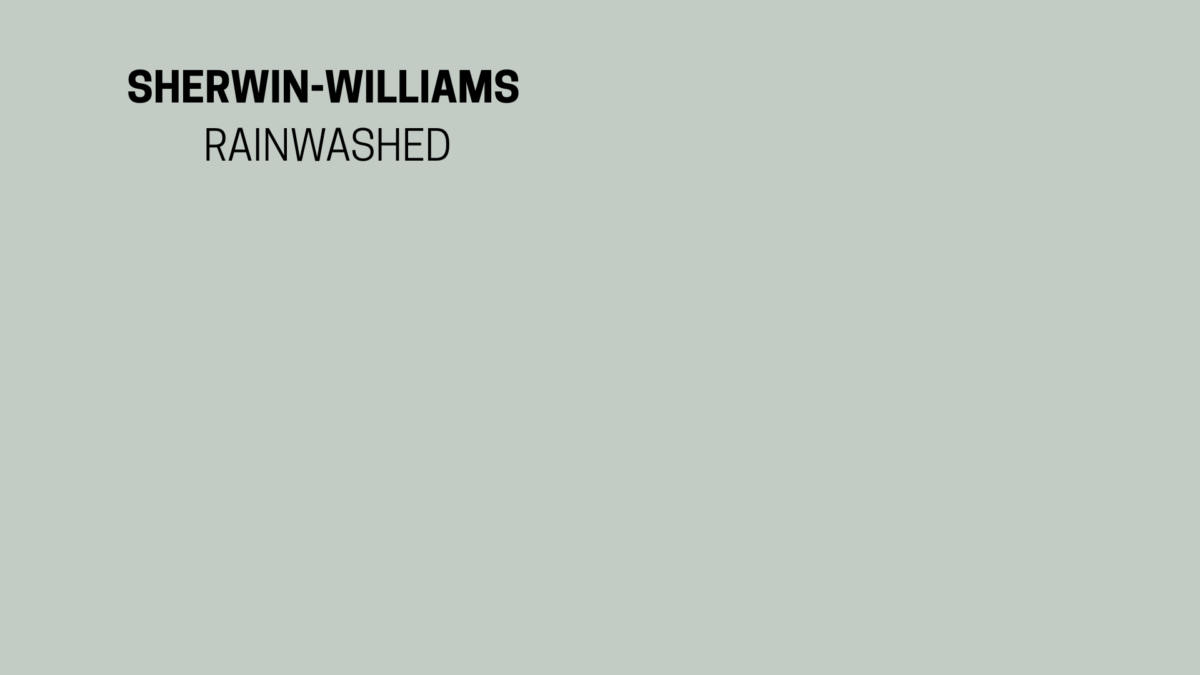 Reviewing Sherwin-Williams Rainwashed (SW 6211) - Opple House