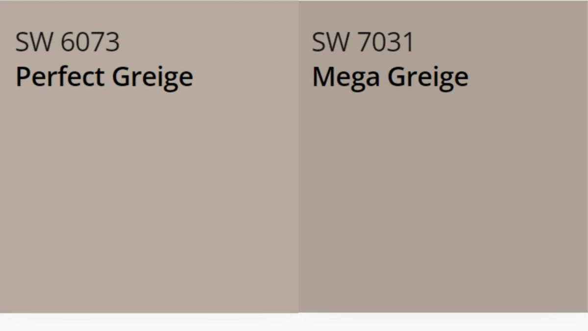 Sherwin-Williams Perfect Greige vs Mega Greige: Review - Opple House