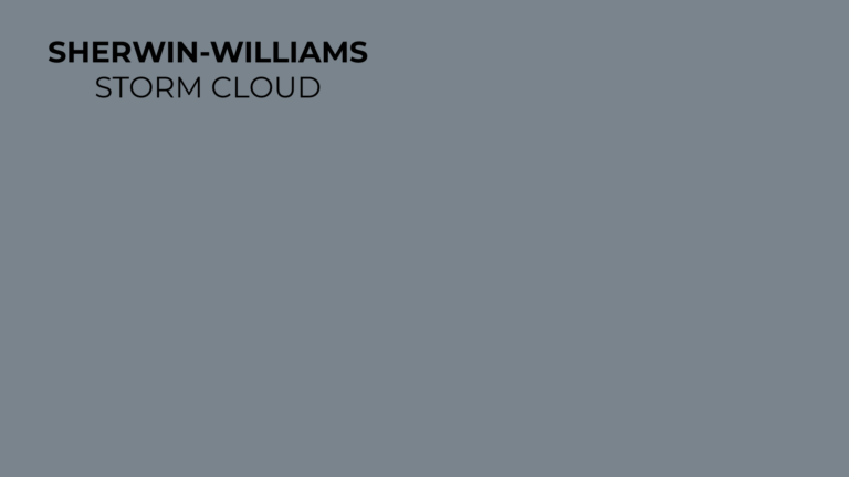 Reviewing Sherwin-Williams Storm Cloud SW 6249 - Opple House