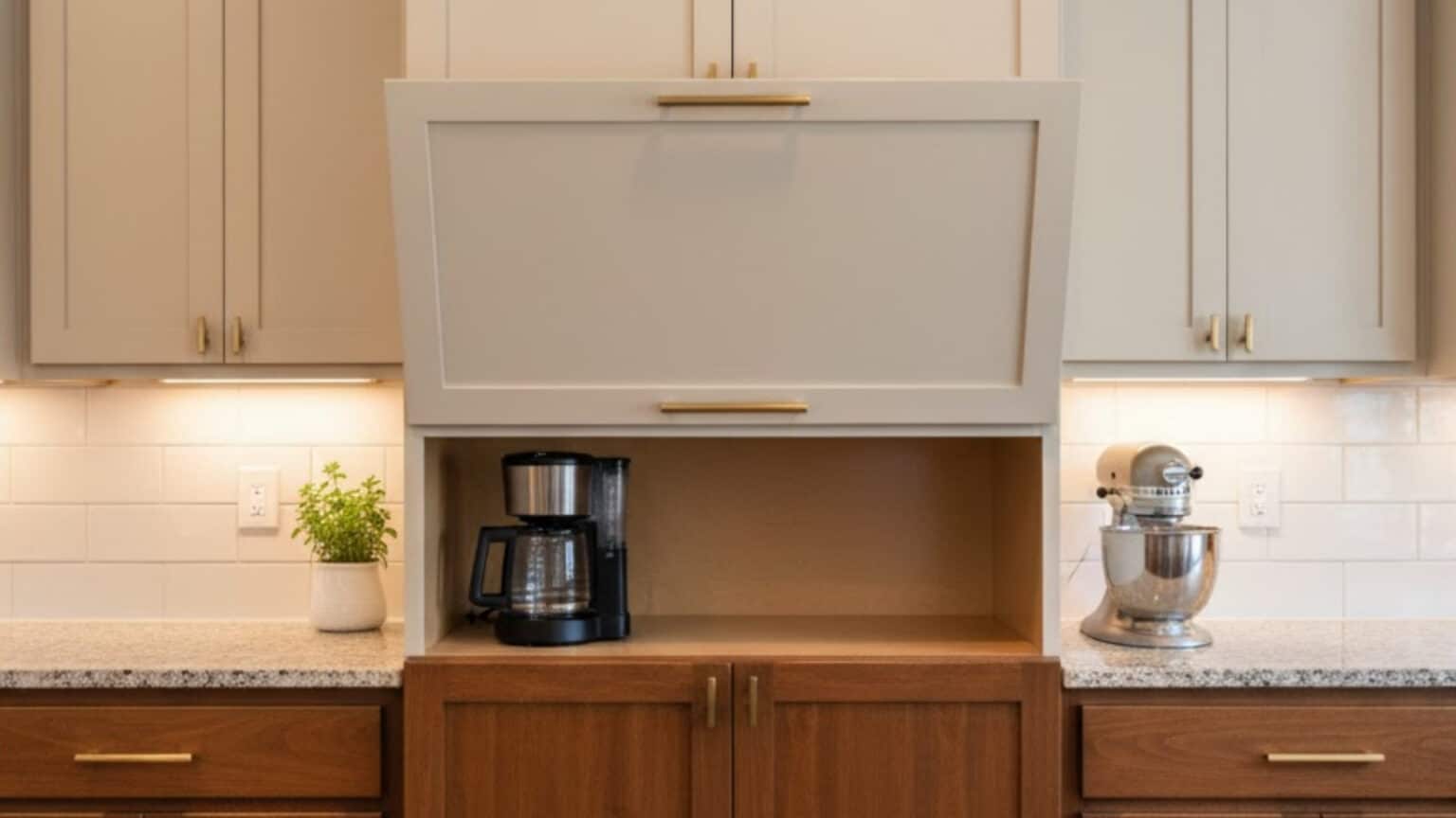 15 Stylish Kitchen Garage & Appliance Garage Ideas - Opple House